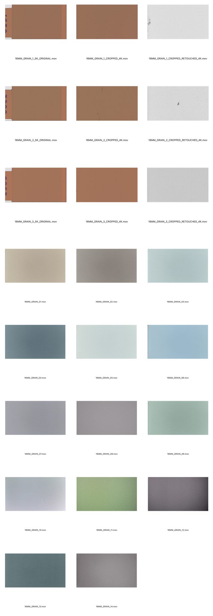 16mm Film Grain Overlays - FILMLOOKS.COM